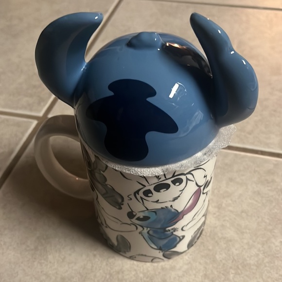 Kitchen | Disney Stitch 16oz Coffee Tea Mug Cup W Stitch Head Removable ...